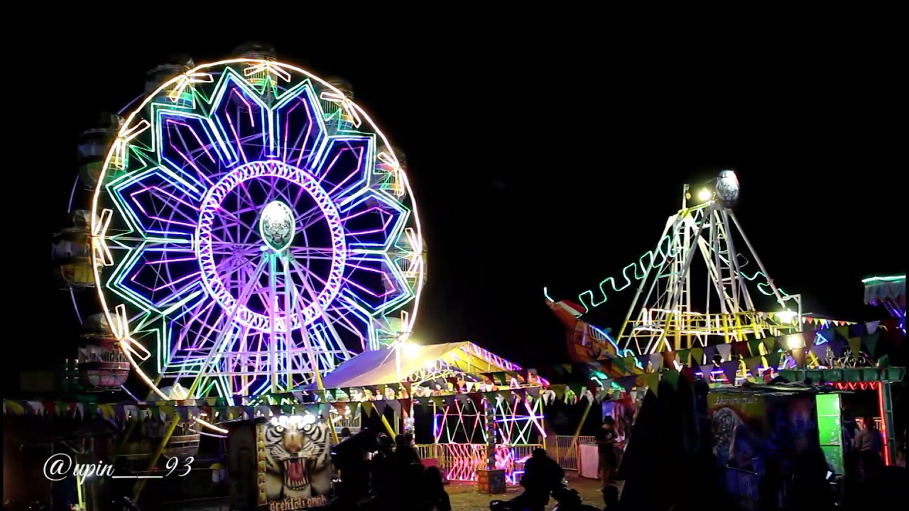 Pasar malam (Muludan) Sumber-Jatitujuh Majalengka 2019 - YouTube