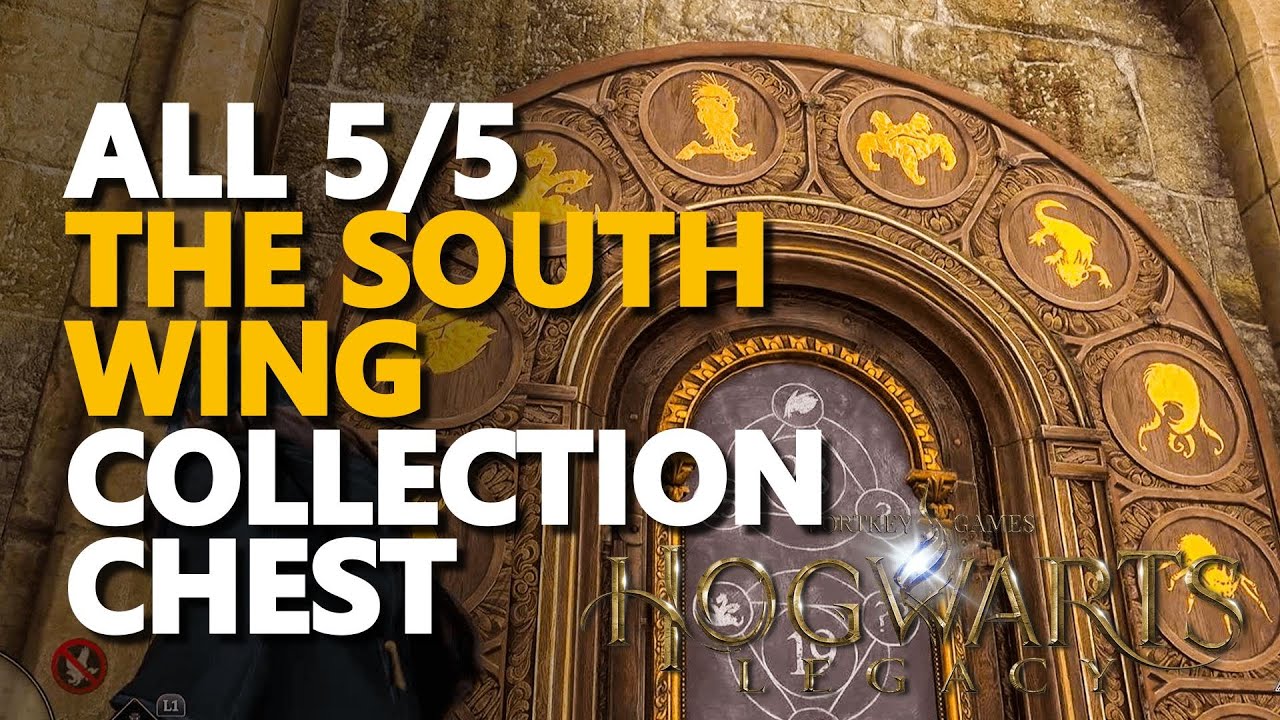 The South Wing Collection Chest Hogwarts Legacy All 5/5 - YouTube