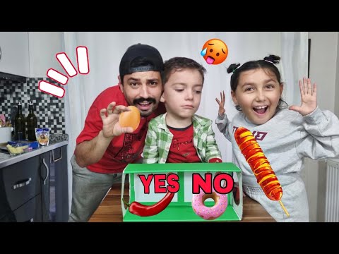 YES NO CHALLENGE! TİKTOK OYUNLARI! YEMEK YARIŞMASI
