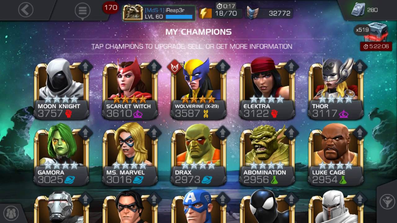 Mcoc: 250K Rating Collection! - YouTube