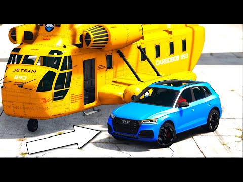 Süper Güçlü Arabalar Zorlu Helikopter Rampasına Karşı - GTA 5