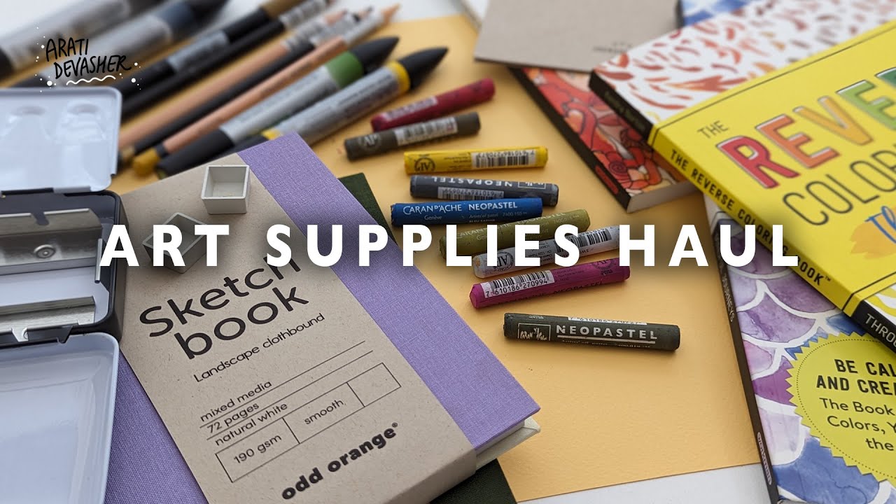 MINI ART SUPPLIES HAUL – What I Got for My Birthday This Year ...