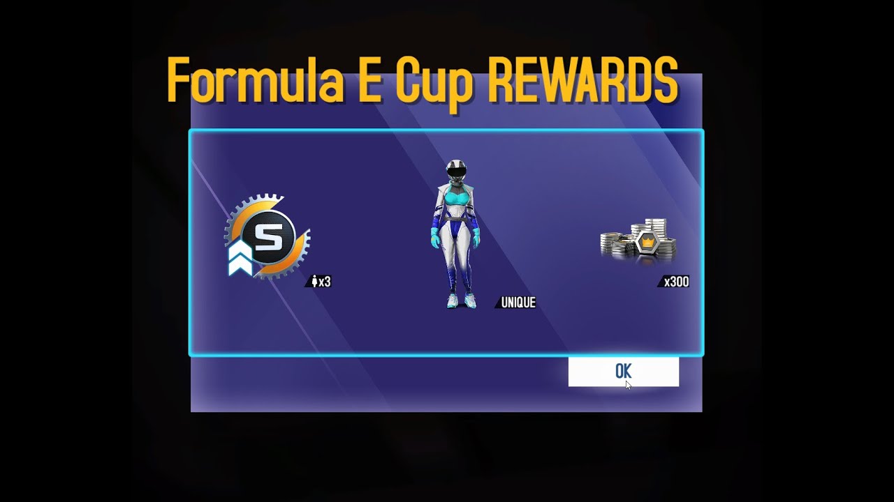 Formula E CUP Rewards😍😍🥳 - YouTube