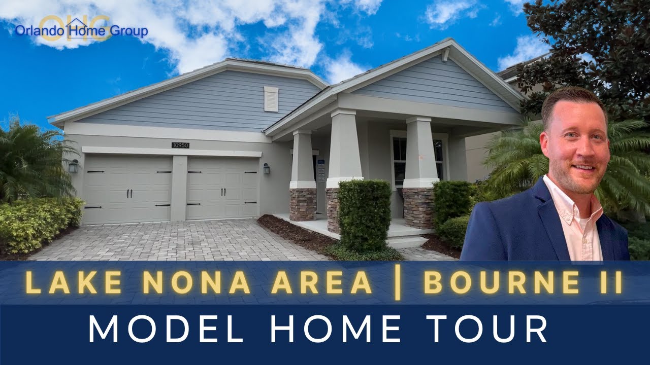 🏘️Lake Nona Living: Bourne II Floorplan | Model Home Tour | Orlando ...