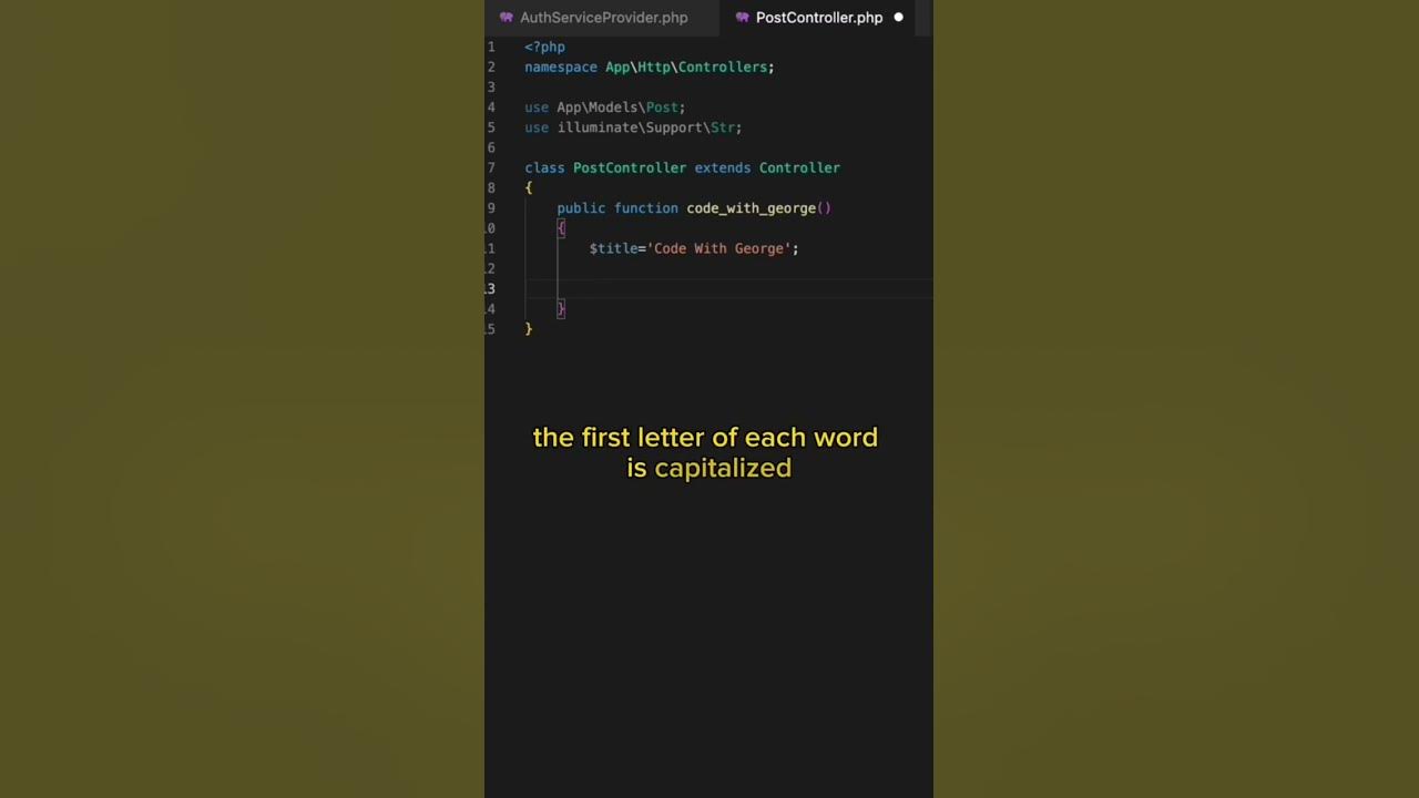 You Need To Use This Method To Make Your Code Clean And Readable Laravel Shorts Youtube