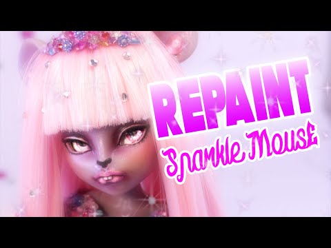 Sparkle Mouse Princess ✨ A Doll with Glitter and Gems | Doll RePaint!