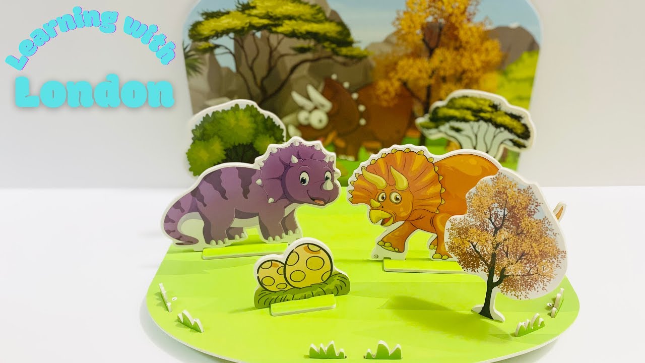 Creating a Dinosaur World - Best Learning Video for Toddlers and Kids ...