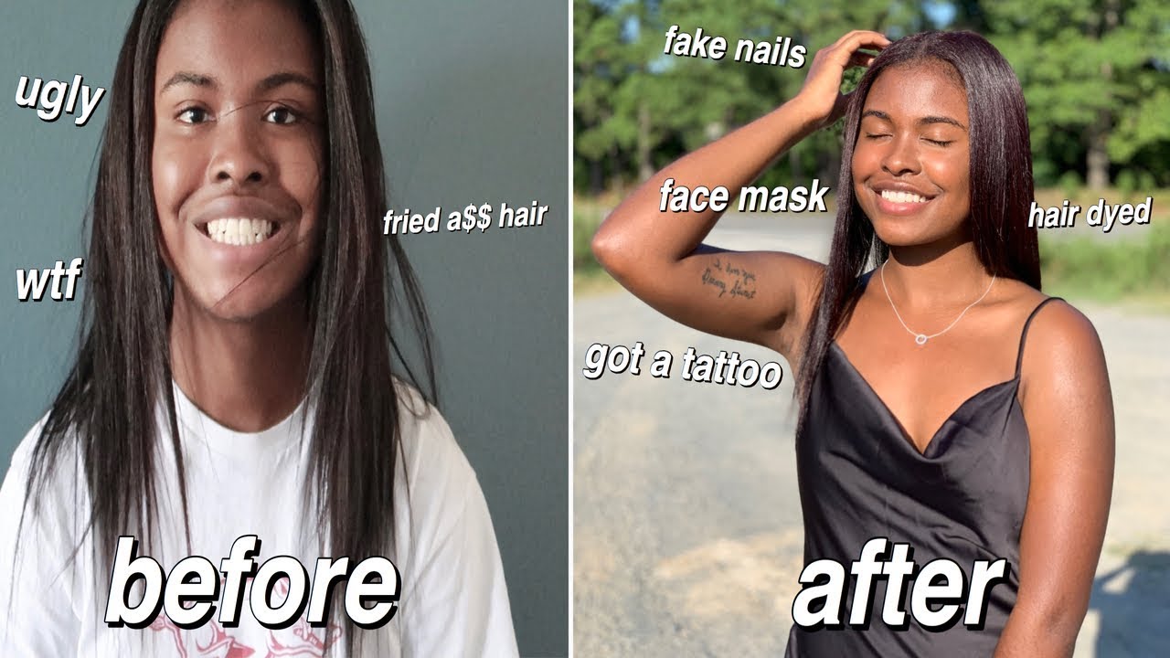 $1000 GLOW UP FOR BACK TO SCHOOL (how to be a catfish) | transformation ...