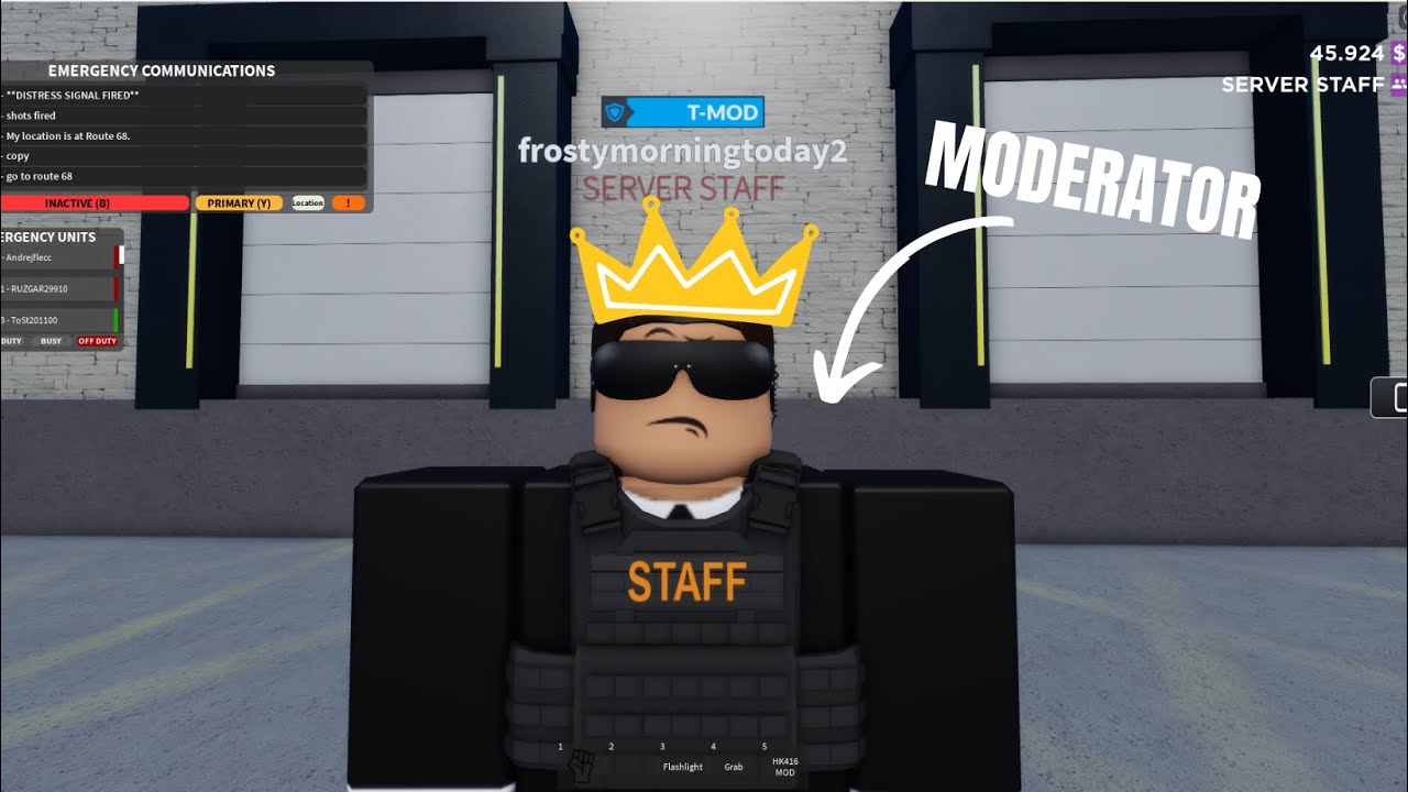 ROBLOX A day in a life of a DOJ:RP Sandy Shores Moderator 🔨 - YouTube