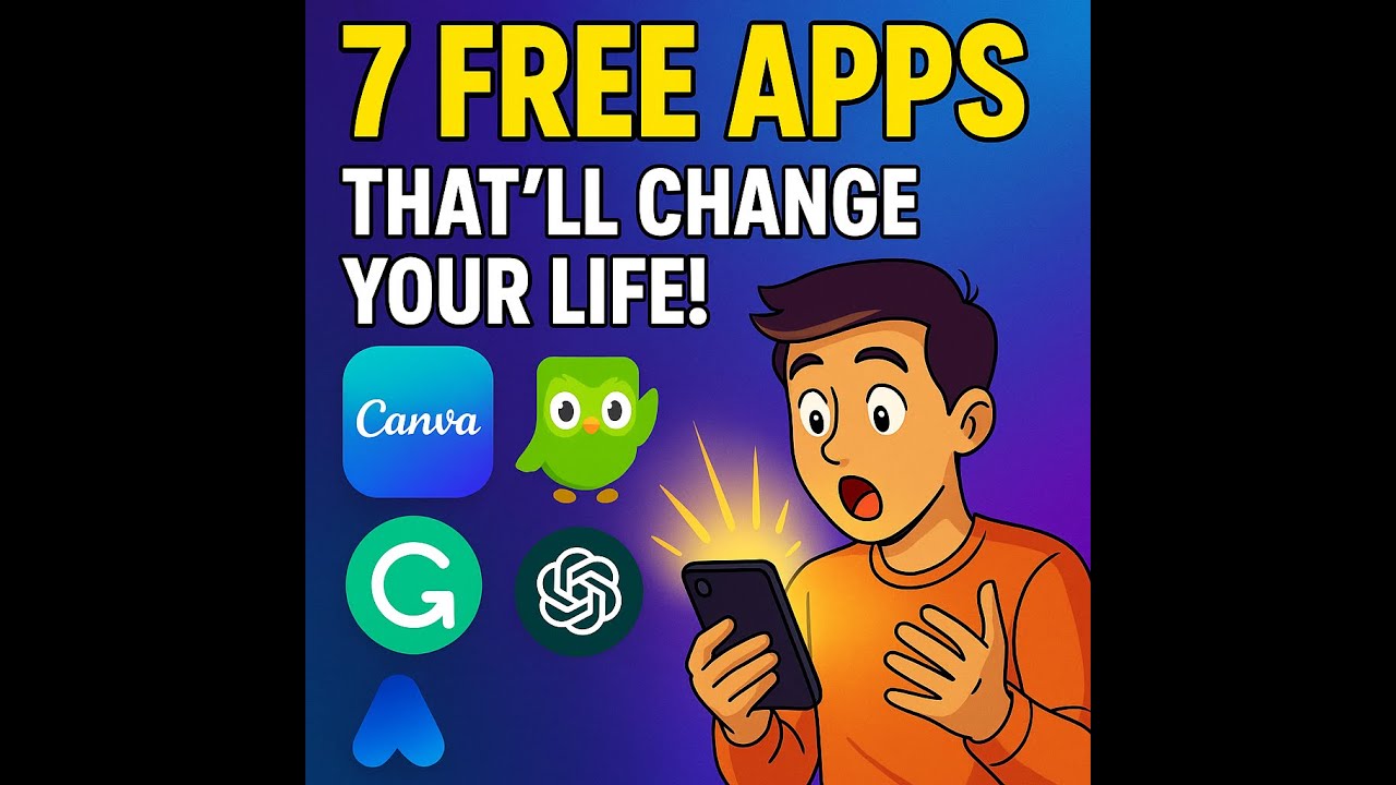 “7 Best Free Apps That Will Change Your Life – 2025 Edition” - YouTube