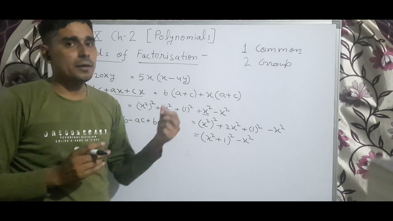 Class- 9 Ch- 2 Methods of Factorisation - YouTube