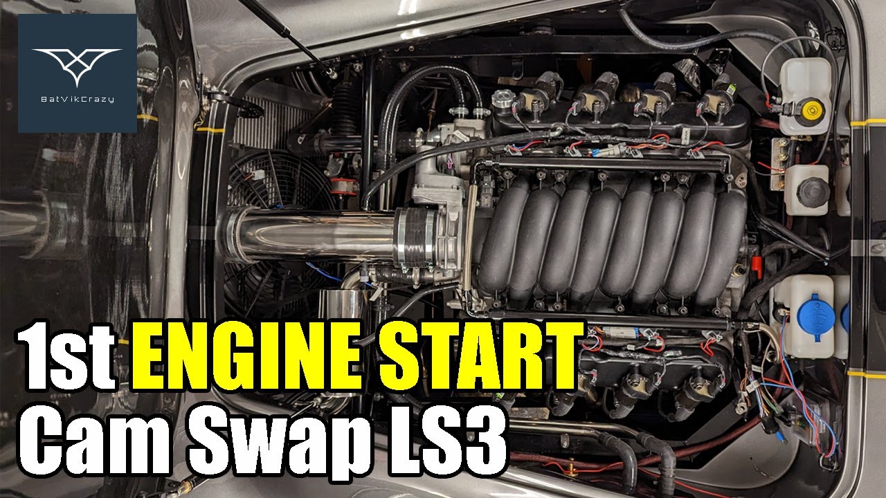 Engine 1st start - LS3 cam swap - YouTube