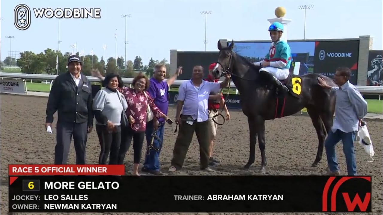 WOODBINE - More Gelato - Leo Salles - September 16, 2022 - Race 5 - YouTube