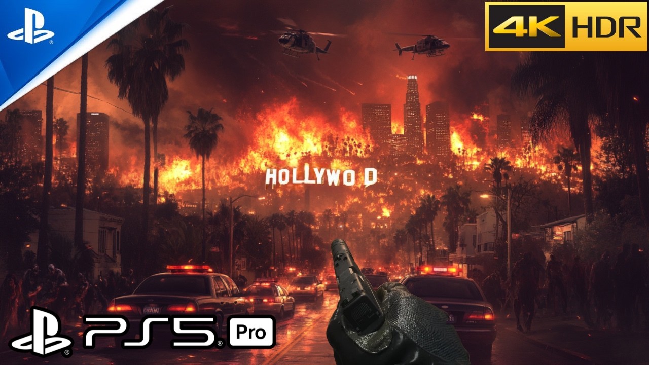 (PS5 Pro) Los Angeles Apocalypse Gameplay | Realistic Next-Gen Graphics ...
