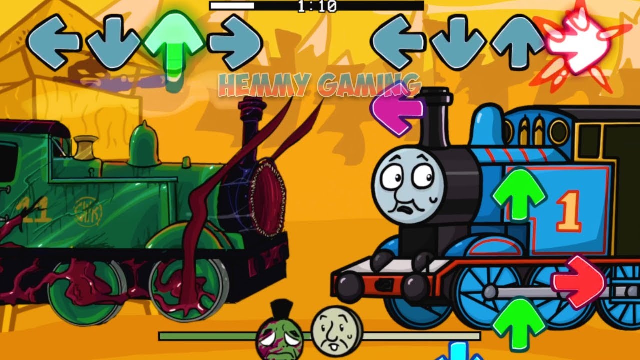 FNF Oliver Exe Choo Choo Charles vs Thomas Sings Ugh | The Railway ...