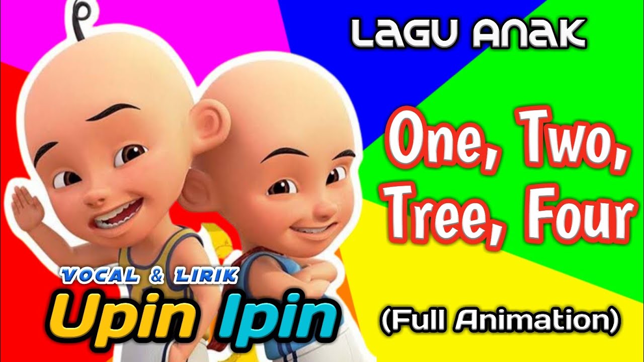 Lagu Anak || One, Two, Tree, Four (Full Animation) || Vocal & Lirik ...