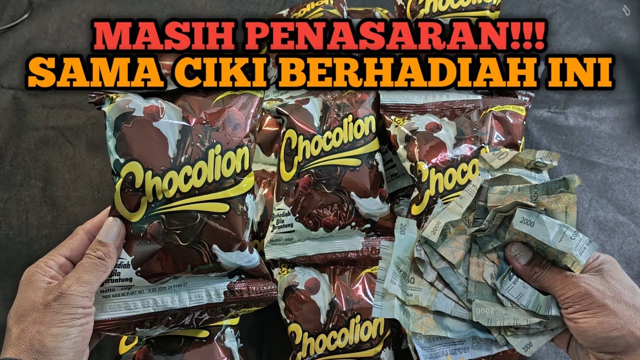MASIH PENASARAN BANGET!!! UNBOXING CIKI CHOCOLION BERHADIAH UANG - YouTube