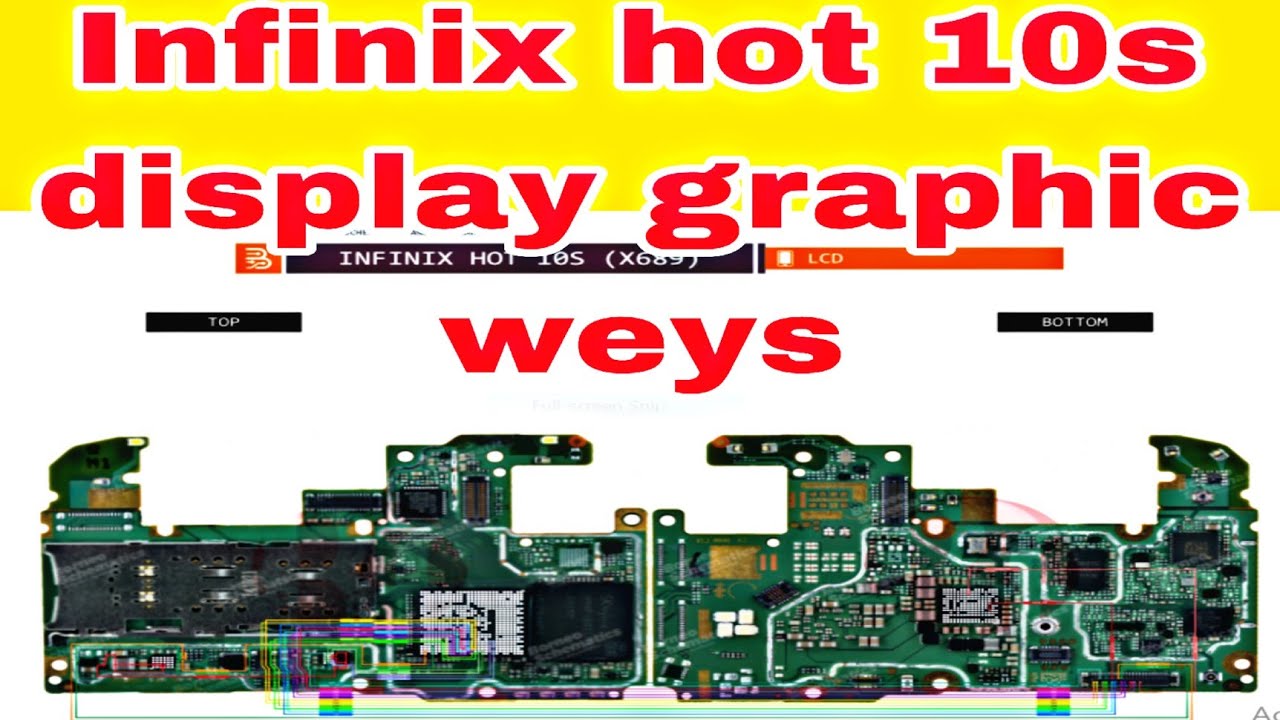 infinix hot 10s(x689) display graphic problem solution// display ...
