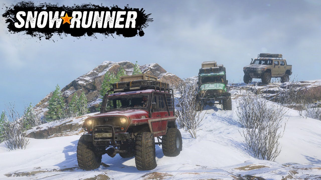 SnowRunner Search & Recover On The New Lake KOVD Map Part 2 - YouTube
