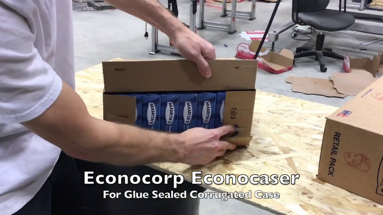 Econocorp Econocaser for Case Packing Inner Cartons in to a Corrugated ...
