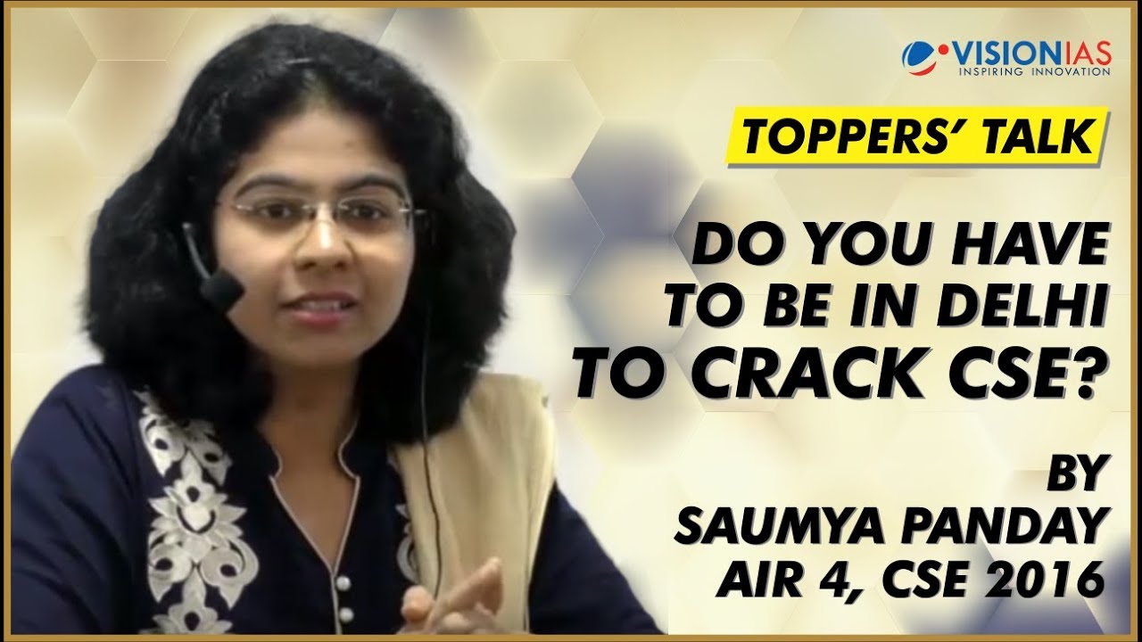 Toppers' Talk by Saumya Pandey, AIR-04 - YouTube