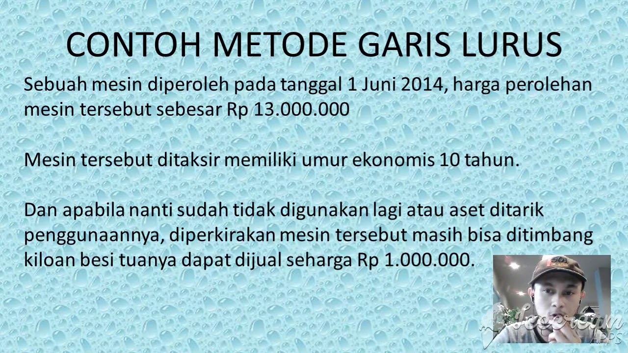Penyusutan Aktiva Tetap Metode Garis Lurus - UAS AKUNTANSI - P2 - YouTube