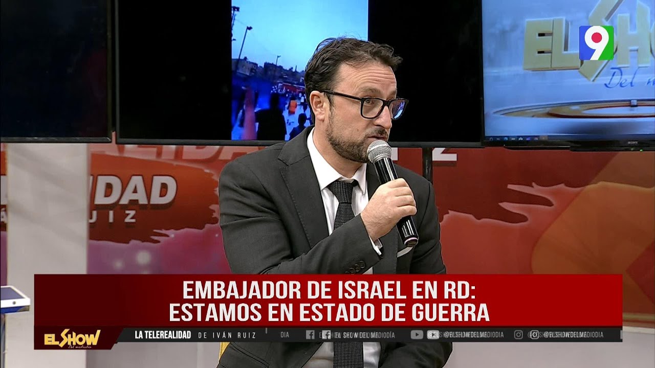Entrevista a Raslan Abu Rukun Embajador de Israel en RD | El Show del ...
