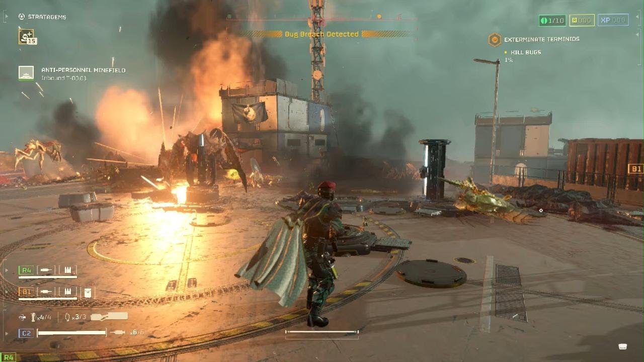 HELLDIVERS 2 Terminid Swarm mission - YouTube