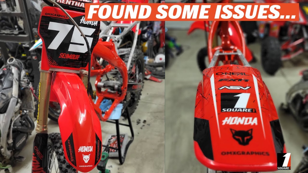 Revival of the fittest: Rebuilding a CRF450 (NEW frame and wheels ...