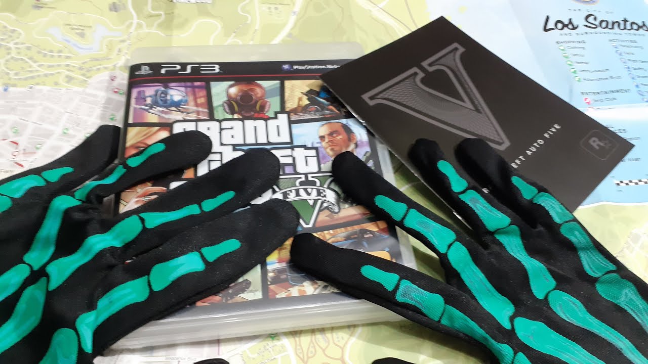 GTA V PS3 unboxing - YouTube