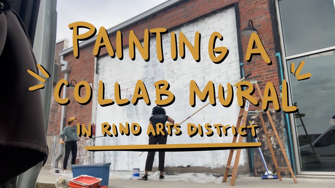 Painting a collaborative mural - YouTube