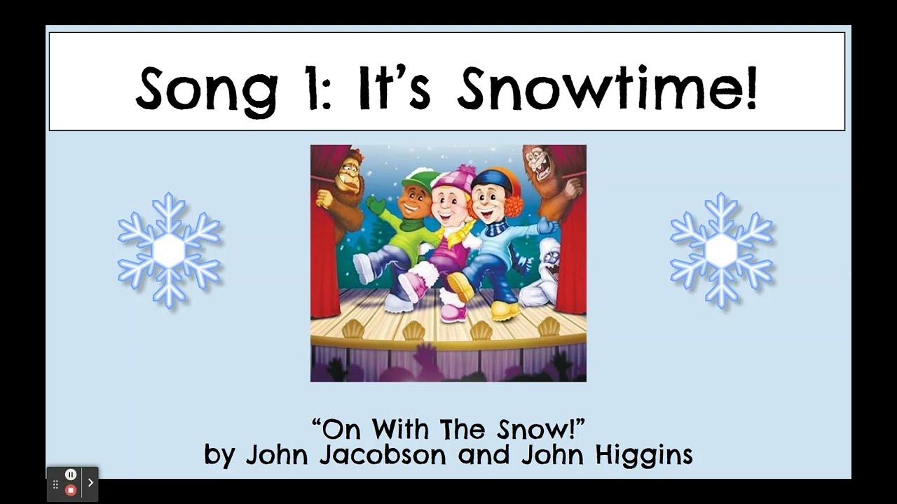 Song 1: It's Snowtime! - YouTube