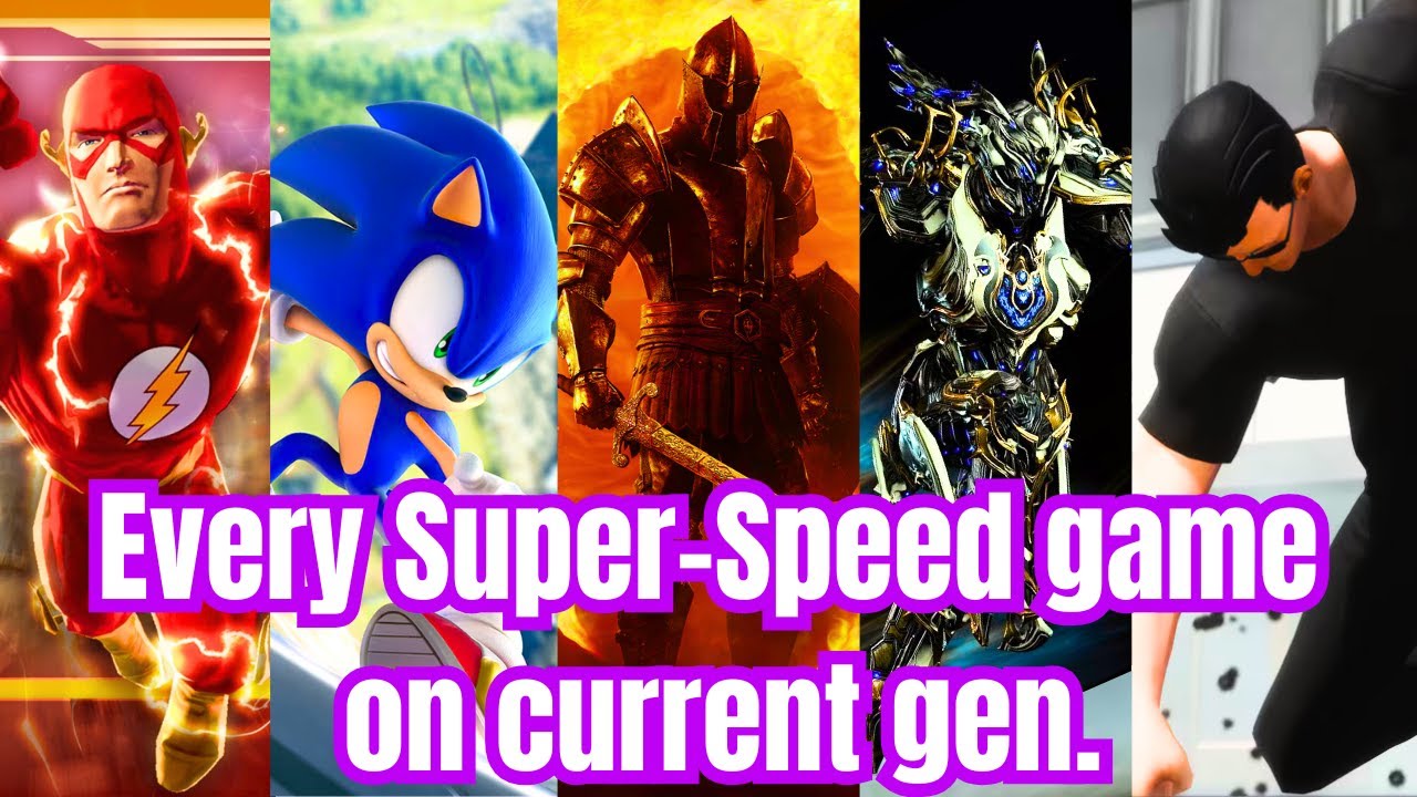 Every SUPER SPEED Game on Current Gen Consoles - YouTube