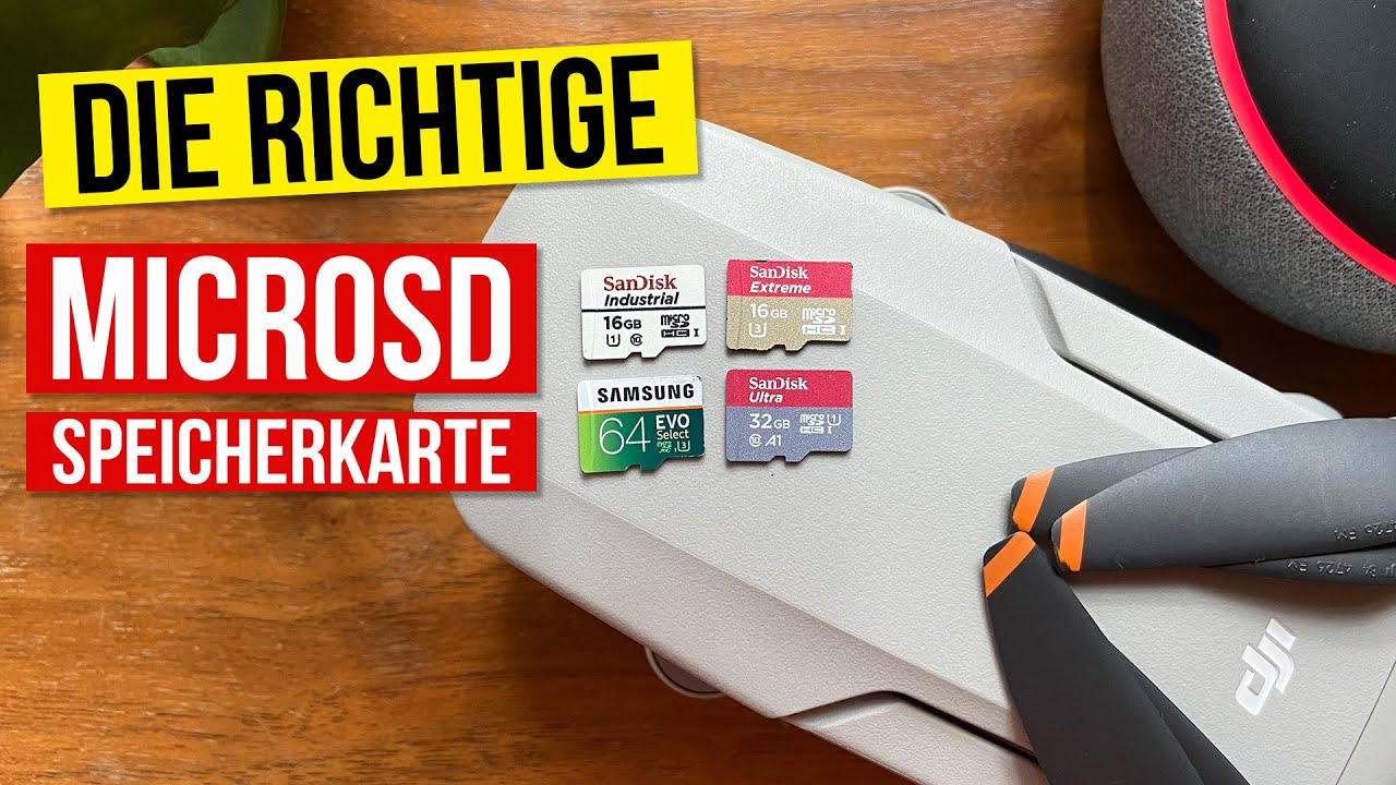 Die beste Micro SD Speicherkarte für Deine DJI Mini 3 Pro, DJI Mini 4 ...