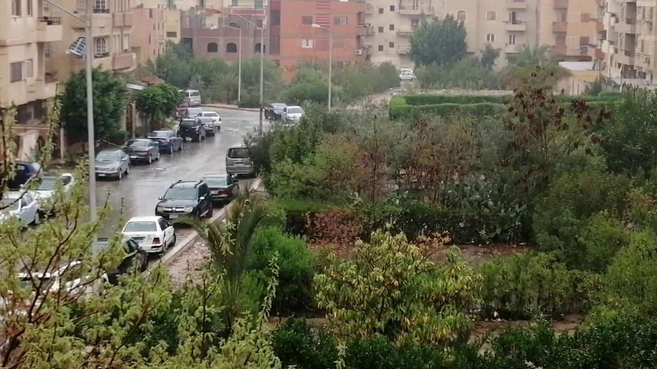 Egypt today Thunder and lightning ⛈️🌩️🌧️☔🇪🇬 - YouTube