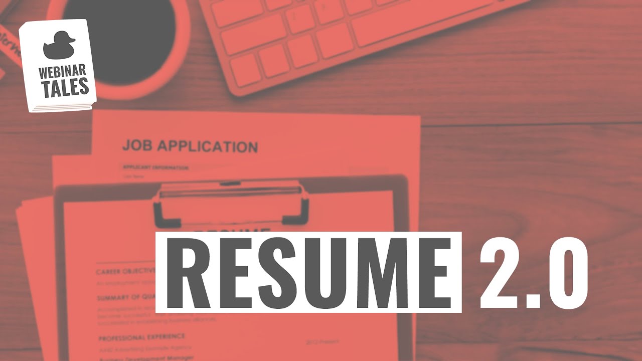 How to present your Resume - Webinar Tales - YouTube