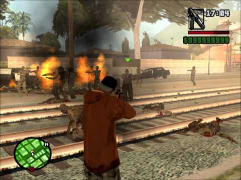 GTA San Andreas - CJ vs Zombies