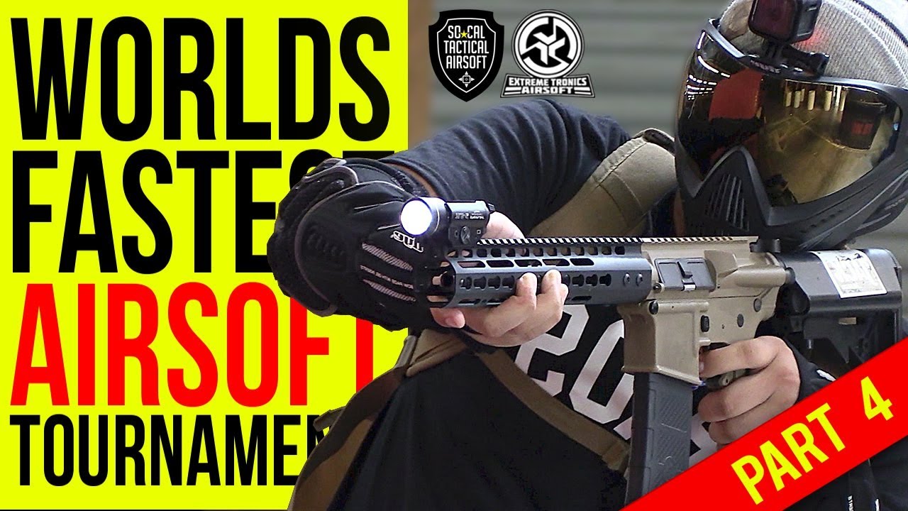 WORLD'S FASTEST AIRSOFT TOURNAMENT #4 | SpeedQB Tac City - YouTube