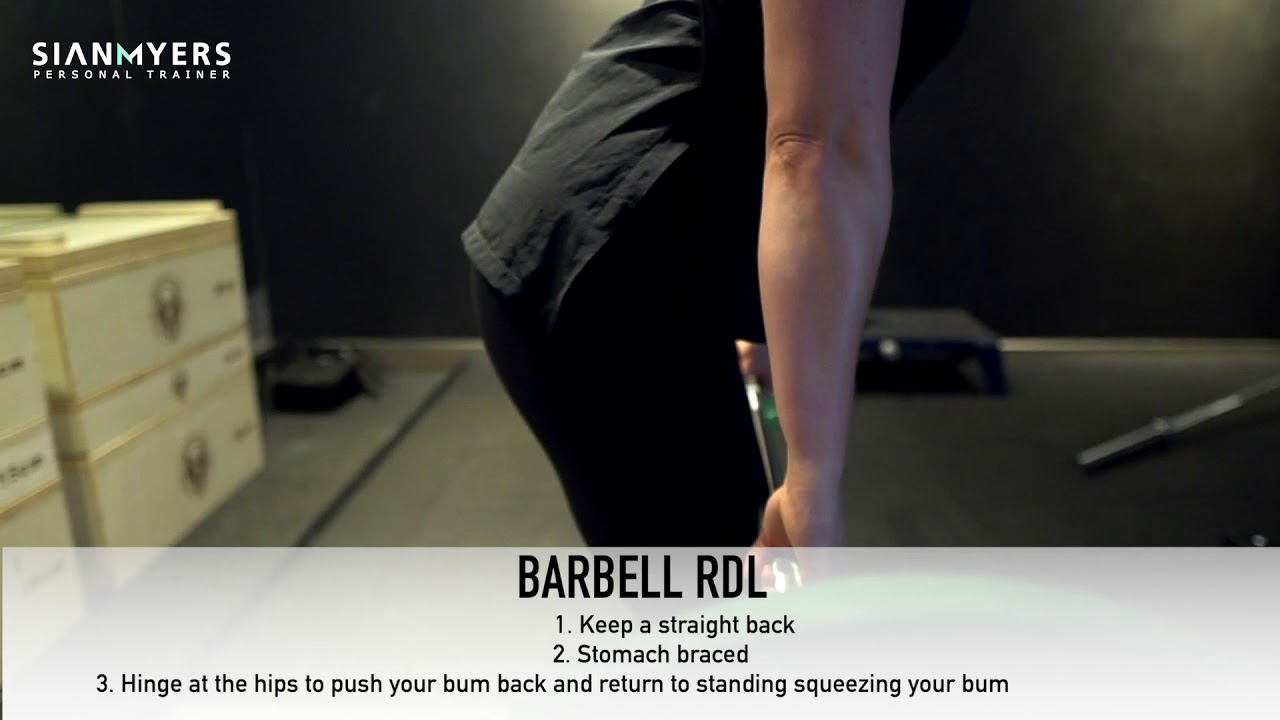 How to do a Barbell RDL - YouTube