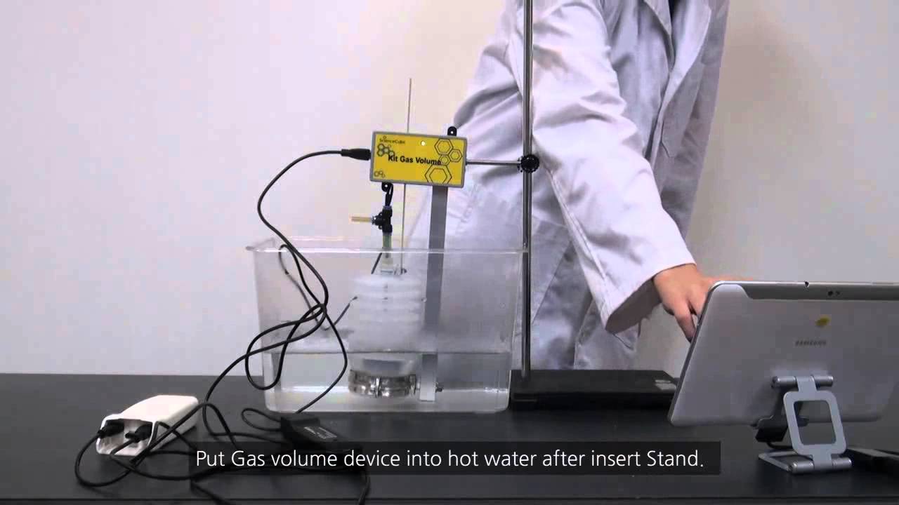 [EN] Gas volume device+MBL [Charle's law] - YouTube