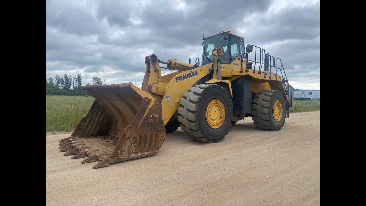 Lot 126 - 2008 Komatsu WA 600-6 Wheel Loader - YouTube