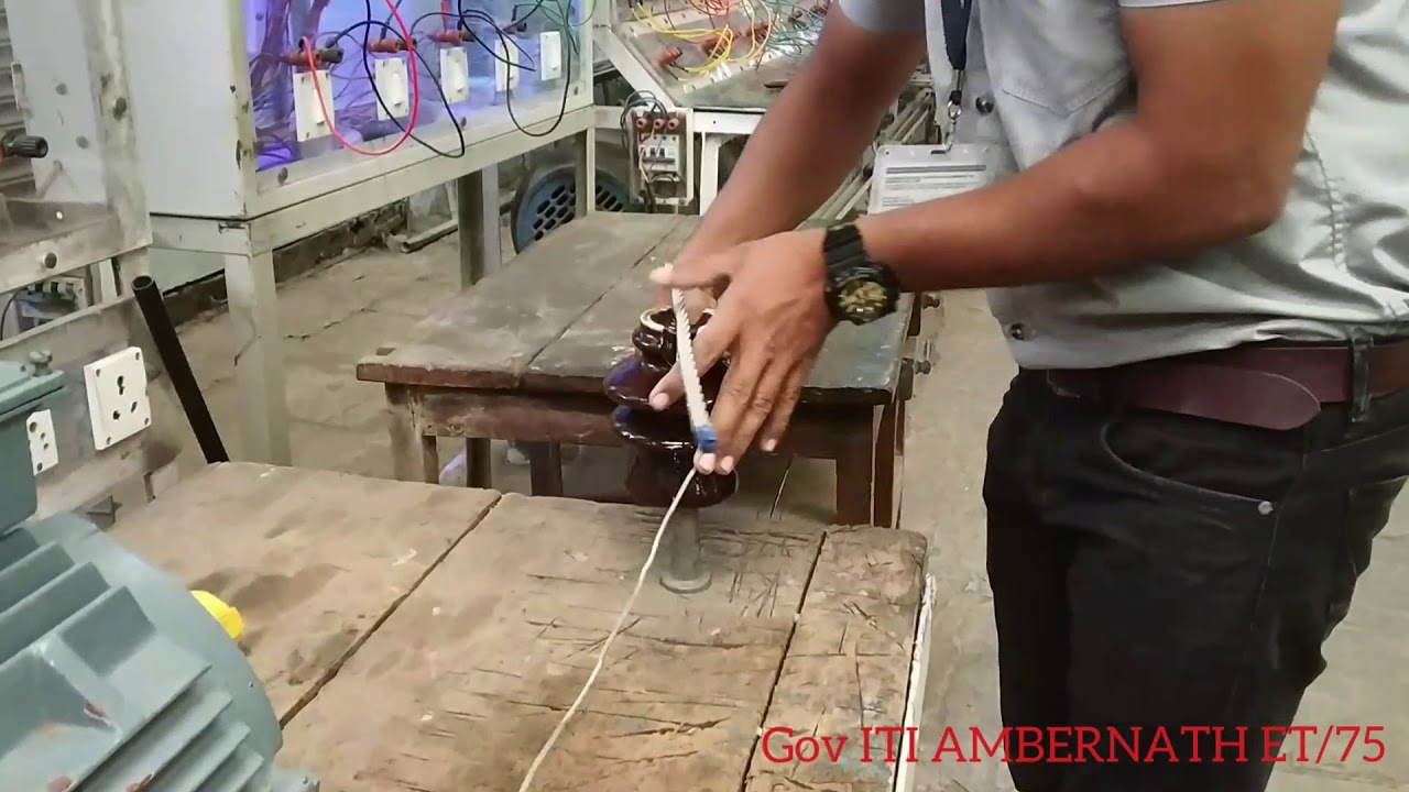 Pin Insulator Binding - YouTube