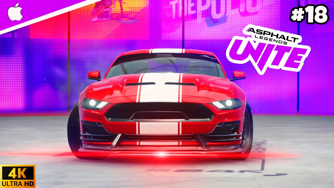 (iPAD) ASPHALT LEGENDS UNITE - SHELBY MUSTANG EDITION [4K 60fps] - YouTube