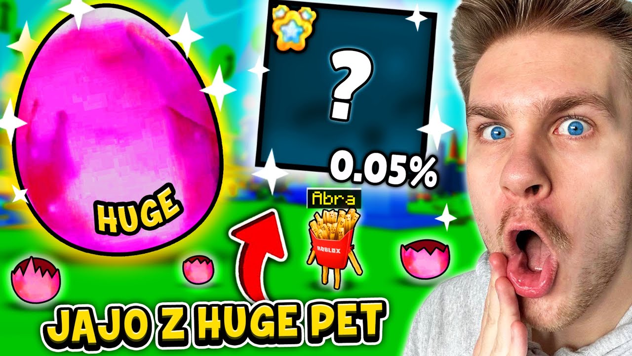 Otwieram ⚠️ *HUGE EGG* JAJKO 🥚 tylko *HUGE PET* 🤑 i mam MEGA PETA ...