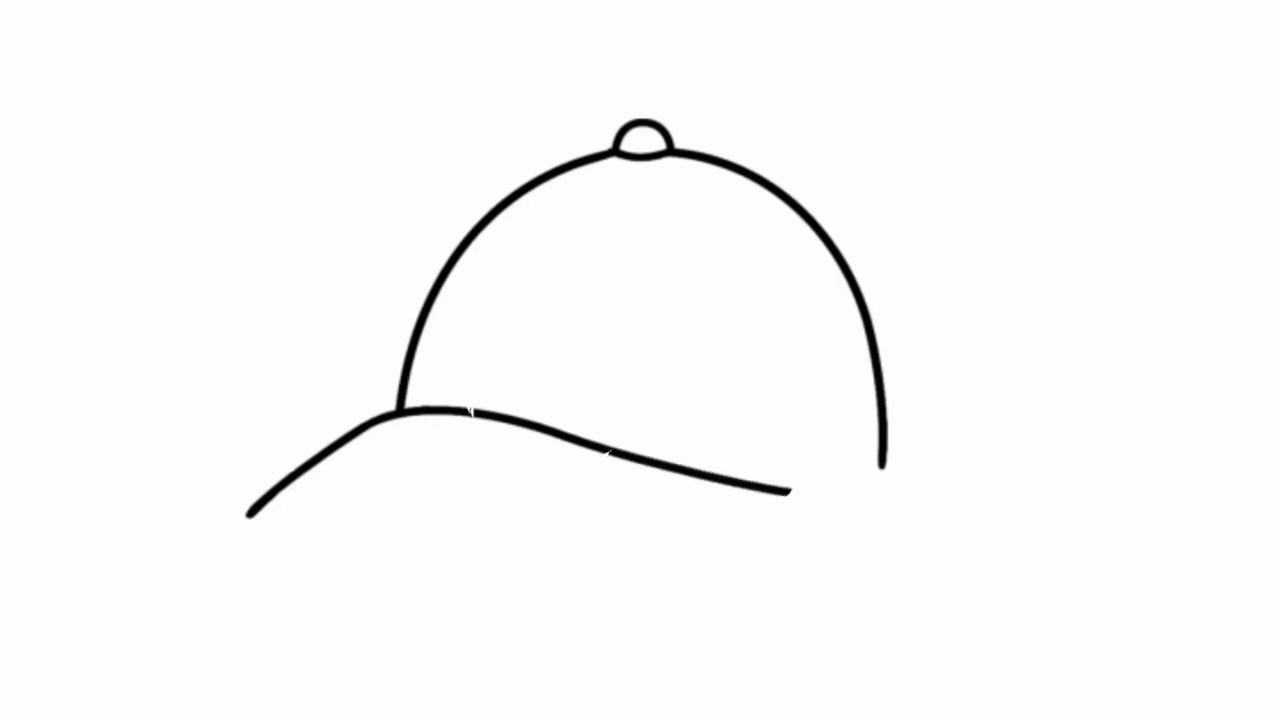 How To Draw A Baseball Hat