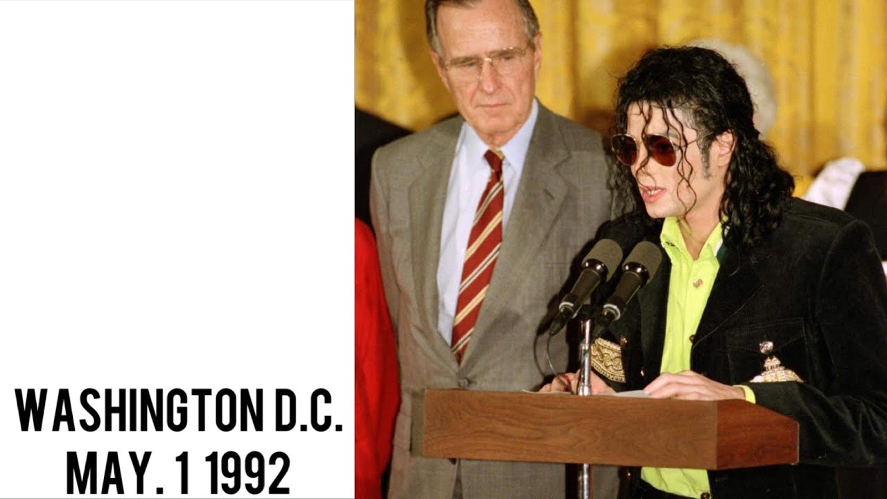 Michael Jackson - Point of Light Award (May 1, 1992) - YouTube