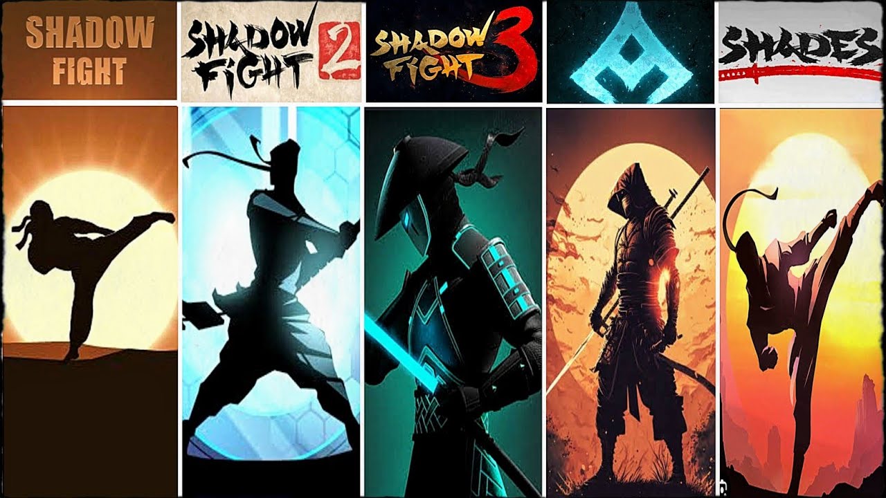 Shadow Fight 1, 2, 3, 4, 5 (Evolution) - YouTube
