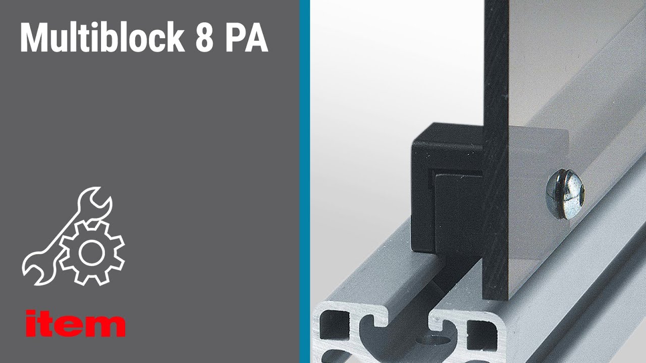 Instruction - Installing panel elements with Multiblock 8 PA - YouTube
