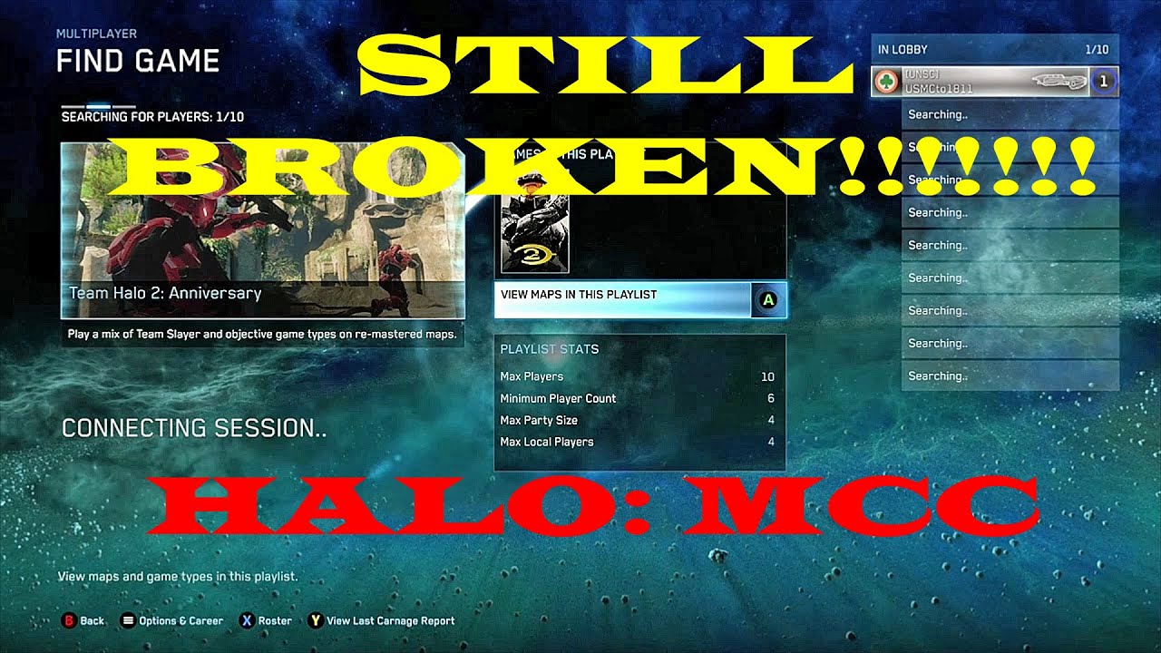 Still Broken!! - Halo: Master Chief Collection - YouTube