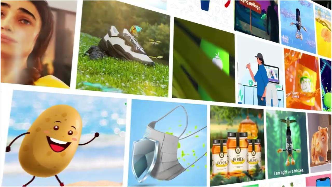 2D, and 3D visuals, Real action videos, and dynamic motion graphics ...